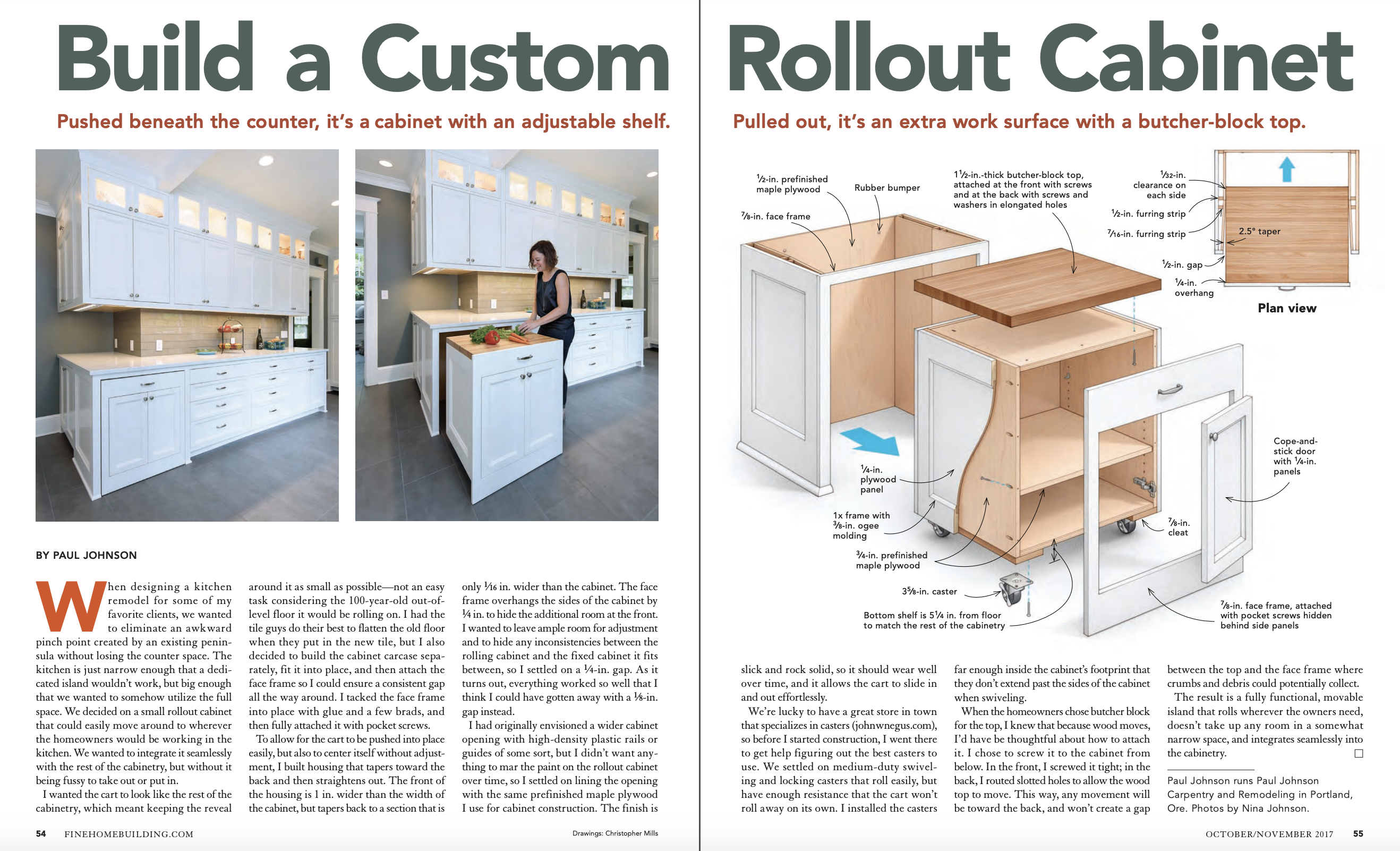 Build a Custom Rollout Cabinet - Fine Homebuilding
