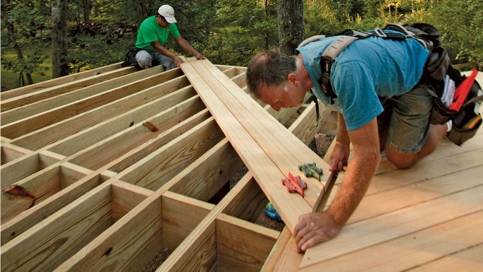 Decking on the Diagonal - Fine Homebuilding