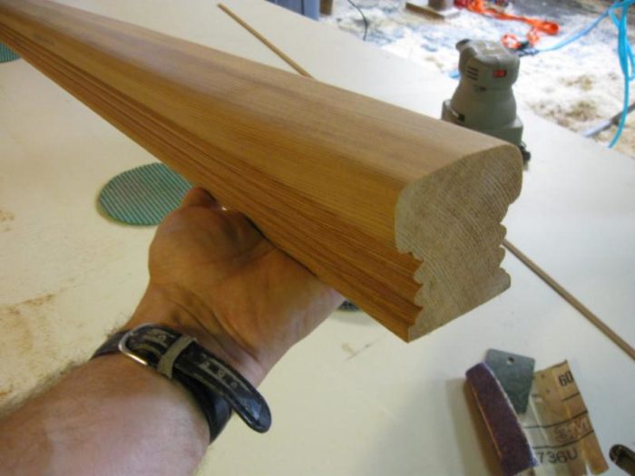 Homemade Handrail: "Beaded Bread Loaf" - Fine Homebuilding