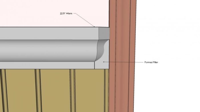 Trim intersection technique - Fine Homebuilding