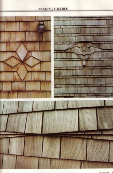diamond shape in wood shingles - Fine Homebuilding