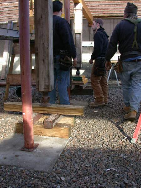 Setting basement poles - Fine Homebuilding