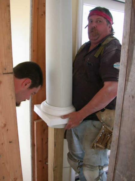 ## 1/2 wall w/ columns ## - Fine Homebuilding