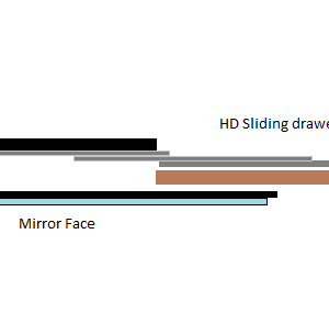 sliding mirrored cabinet - Fine Homebuilding