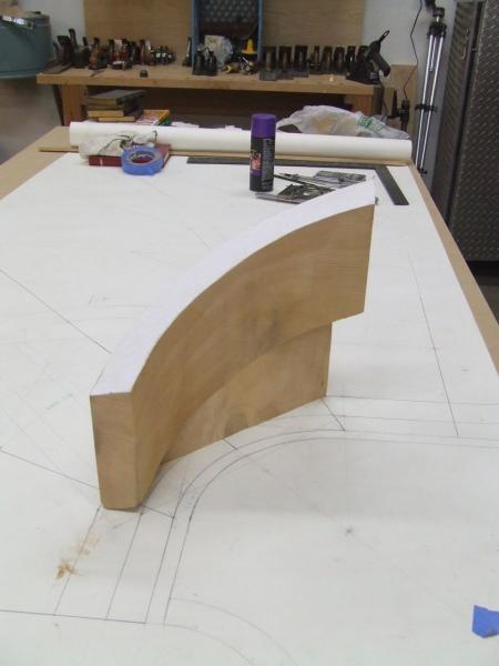 Started wreath handrail class today - Fine Homebuilding