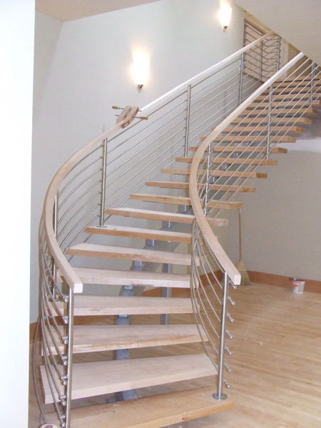 silo stairway - Fine Homebuilding