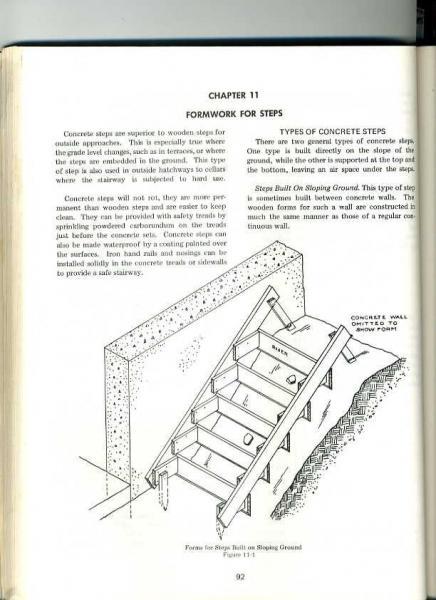 Concrete step info - Fine Homebuilding