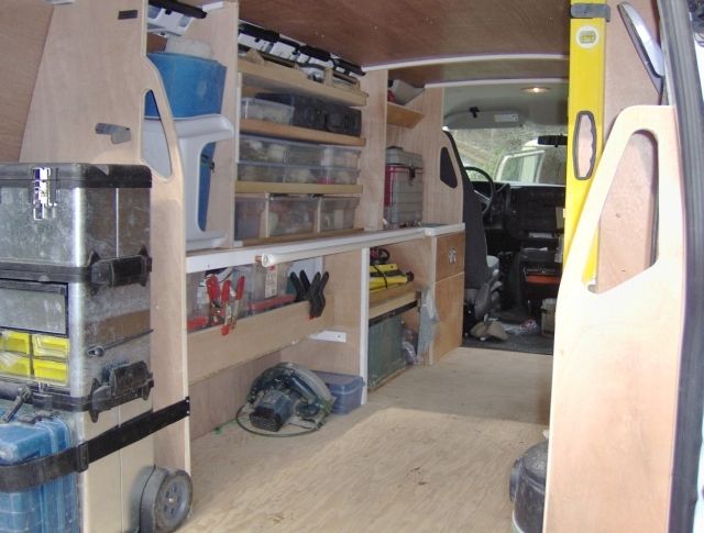 Van Storage - Fine Homebuilding