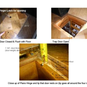 Trap door hinge - Fine Homebuilding
