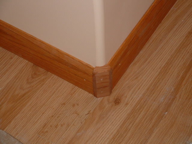 round drywall corners hickory baseboard - Fine Homebuilding