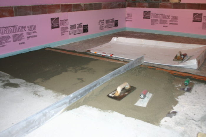 Liquid floor leveler - Fine Homebuilding