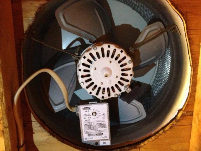Fixable attic fan? - Fine Homebuilding