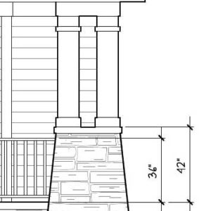 Constructing tapered column base - Fine Homebuilding
