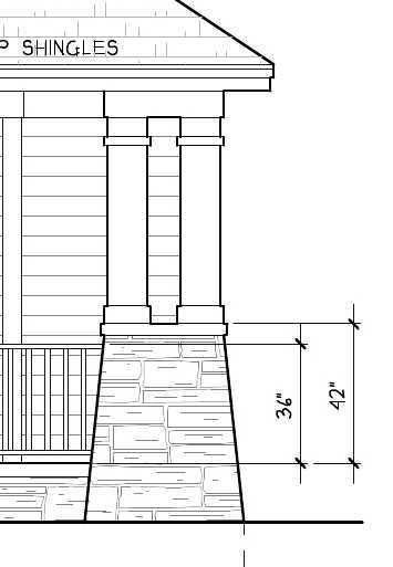 Constructing tapered column base - Fine Homebuilding