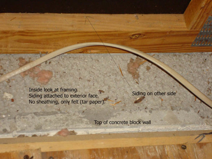 Wood siding over framing on top of concrete block rotting - Fine ...