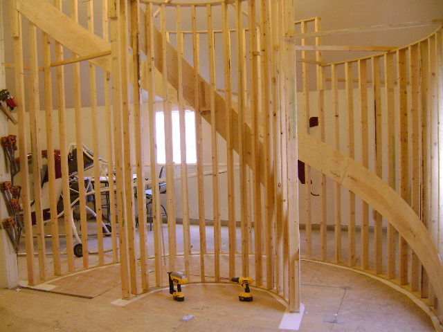 180 degree freestanding stairs - Fine Homebuilding