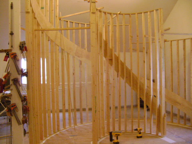 180 degree freestanding stairs - Fine Homebuilding