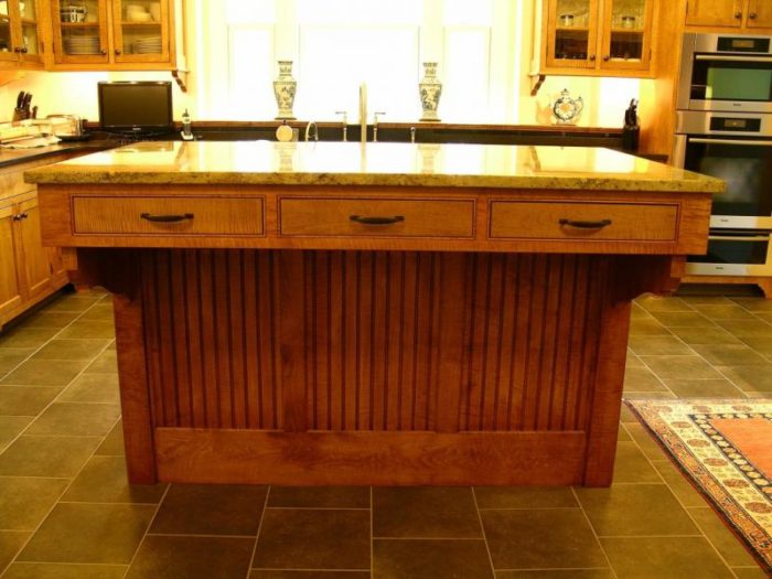 Our kitchen in tiger maple - Fine Homebuilding