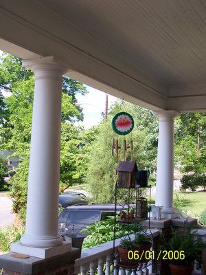 Cypress Columns Installed Today - Pix! - Fine Homebuilding