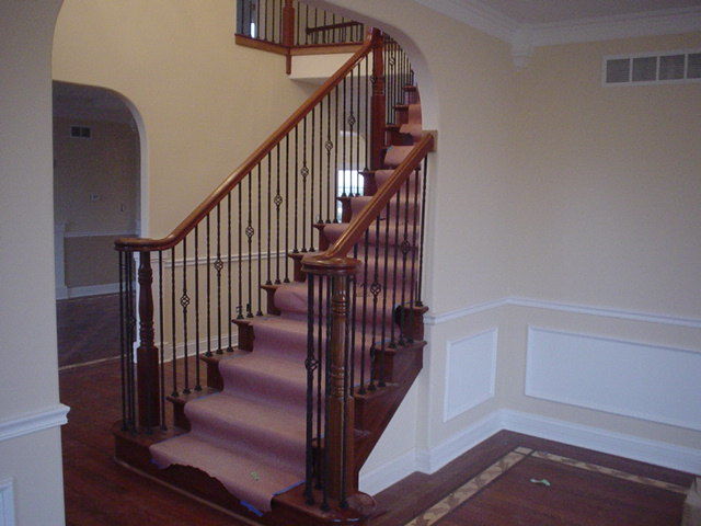 Brazilian cherry stairs finished - Fine Homebuilding