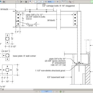 Steel beam/pipe connection detail - Fine Homebuilding