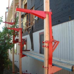 How to brace Pump Jack over FC siding? - Fine Homebuilding