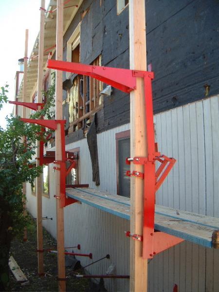 How to brace Pump Jack over FC siding? - Fine Homebuilding