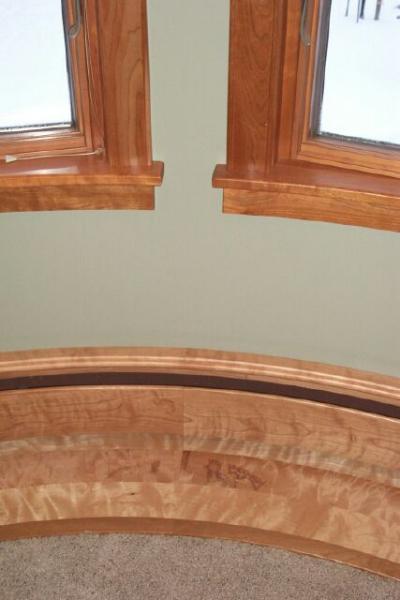 Curved radiator cover and floor border - Fine Homebuilding