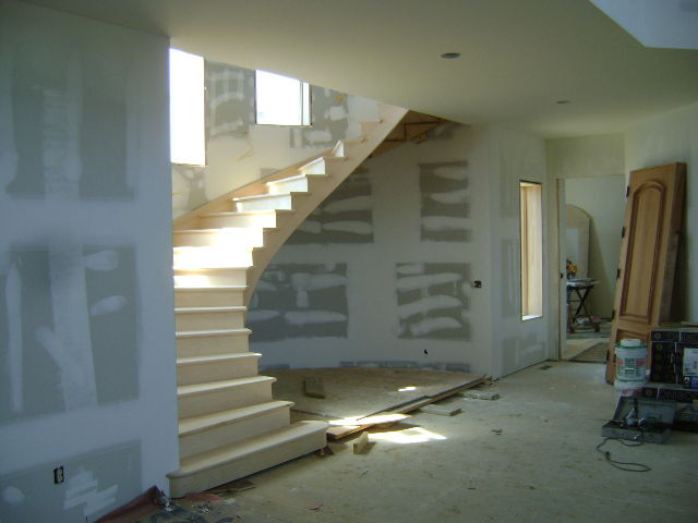Stairway fit into turret - Fine Homebuilding