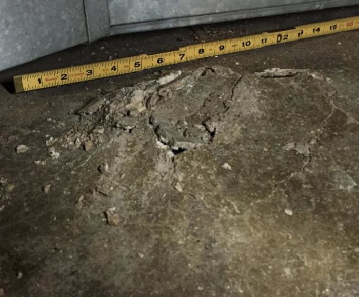 Concrete floor damage - Fine Homebuilding