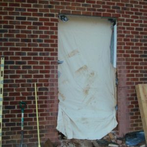 exterior door and modifying brick lintel - Fine Homebuilding