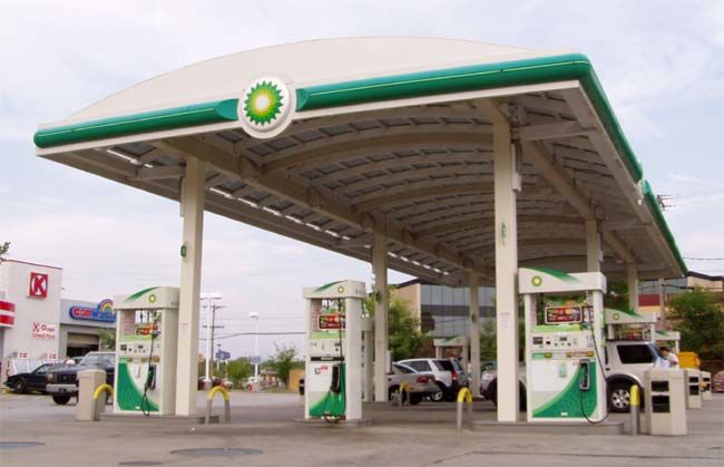 Unusual gas station canopy - Fine Homebuilding