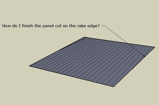 Metal Roof - Rake edge treatment - Fine Homebuilding