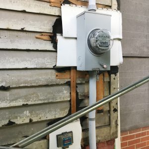 Removing aluminum siding around electric meter - Fine Homebuilding