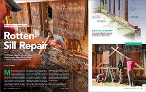 Rotten-Sill Repair - Fine Homebuilding
