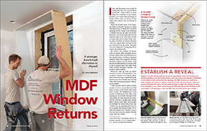 MDF Window Returns - Fine Homebuilding