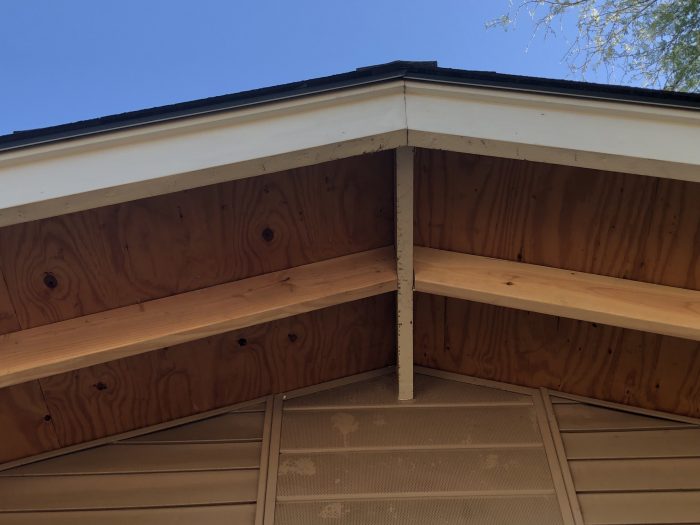 Gable soffit — parallel rafter instead of soffit ladder? - Fine ...