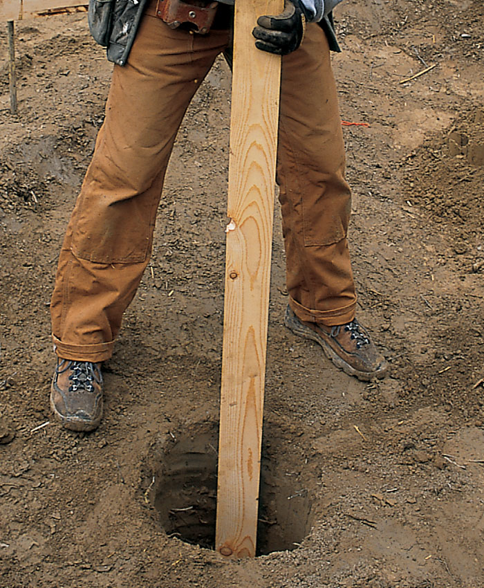 Digging Deck Holes with a Mechanized Digger - Fine Homebuilding