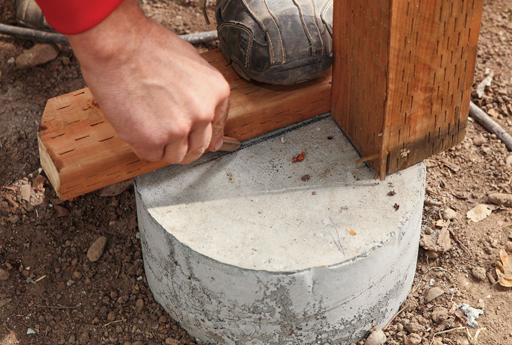 Setting Deck Posts From the Top Down - Fine Homebuilding