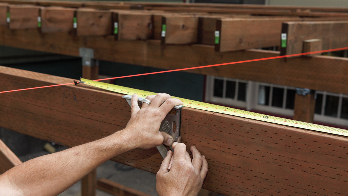 How to Layout Deck Joists - Fine Homebuilding