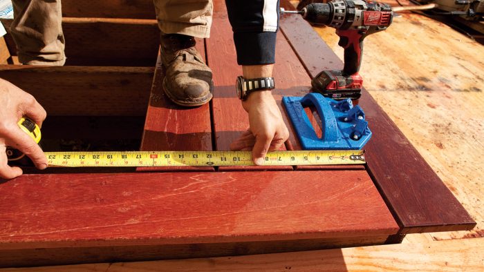 Establishing a Deck-Board Layout - Fine Homebuilding