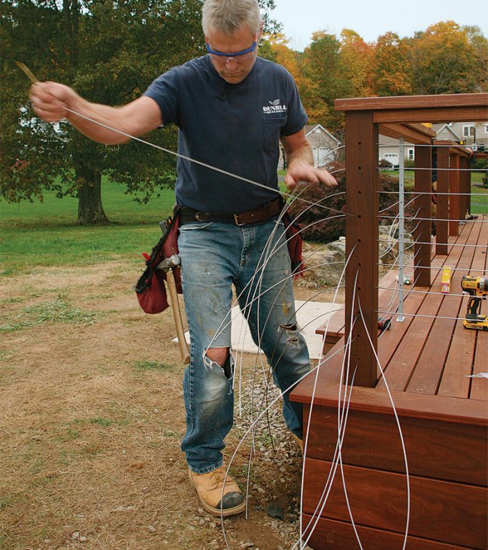 Installing a Cable-Rail System - Fine Homebuilding