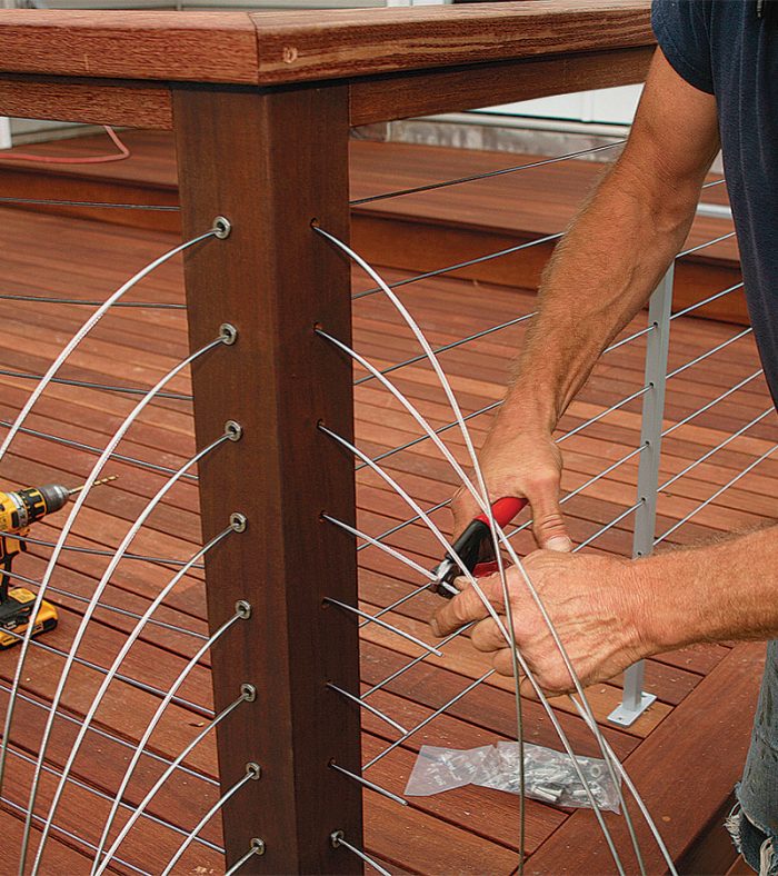 Installing a Cable-Rail System - Fine Homebuilding