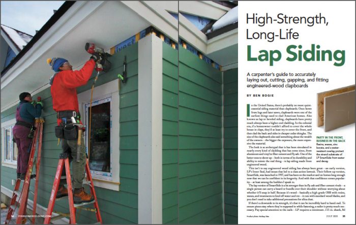 High-Strength, Long-Life Lap Siding - Fine Homebuilding