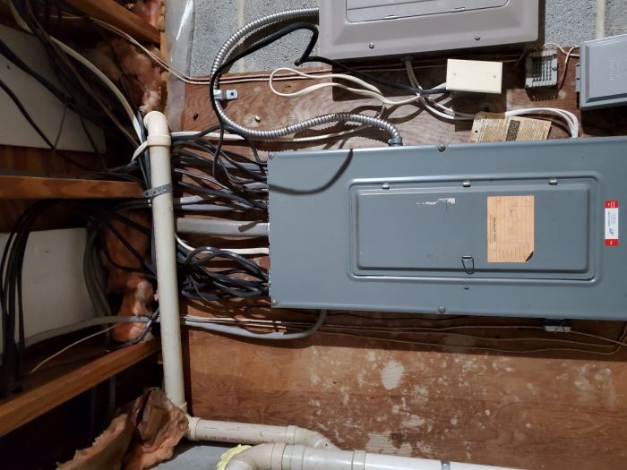 Drain Pipe above Electric Panel - Fine Homebuilding