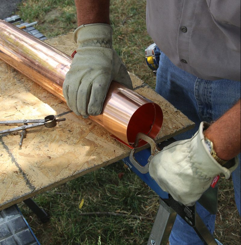 Make a Copper Flashing Boot - Fine Homebuilding