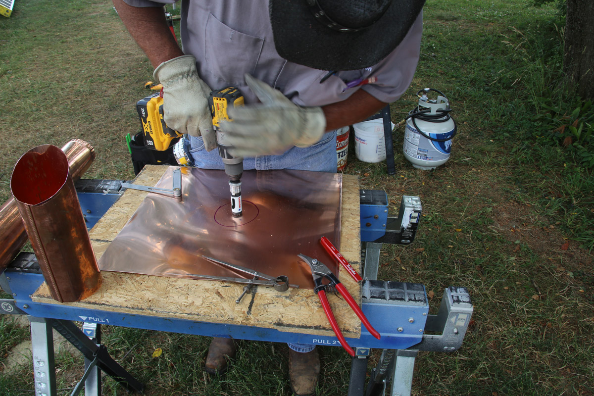 Make a Copper Flashing Boot - Fine Homebuilding