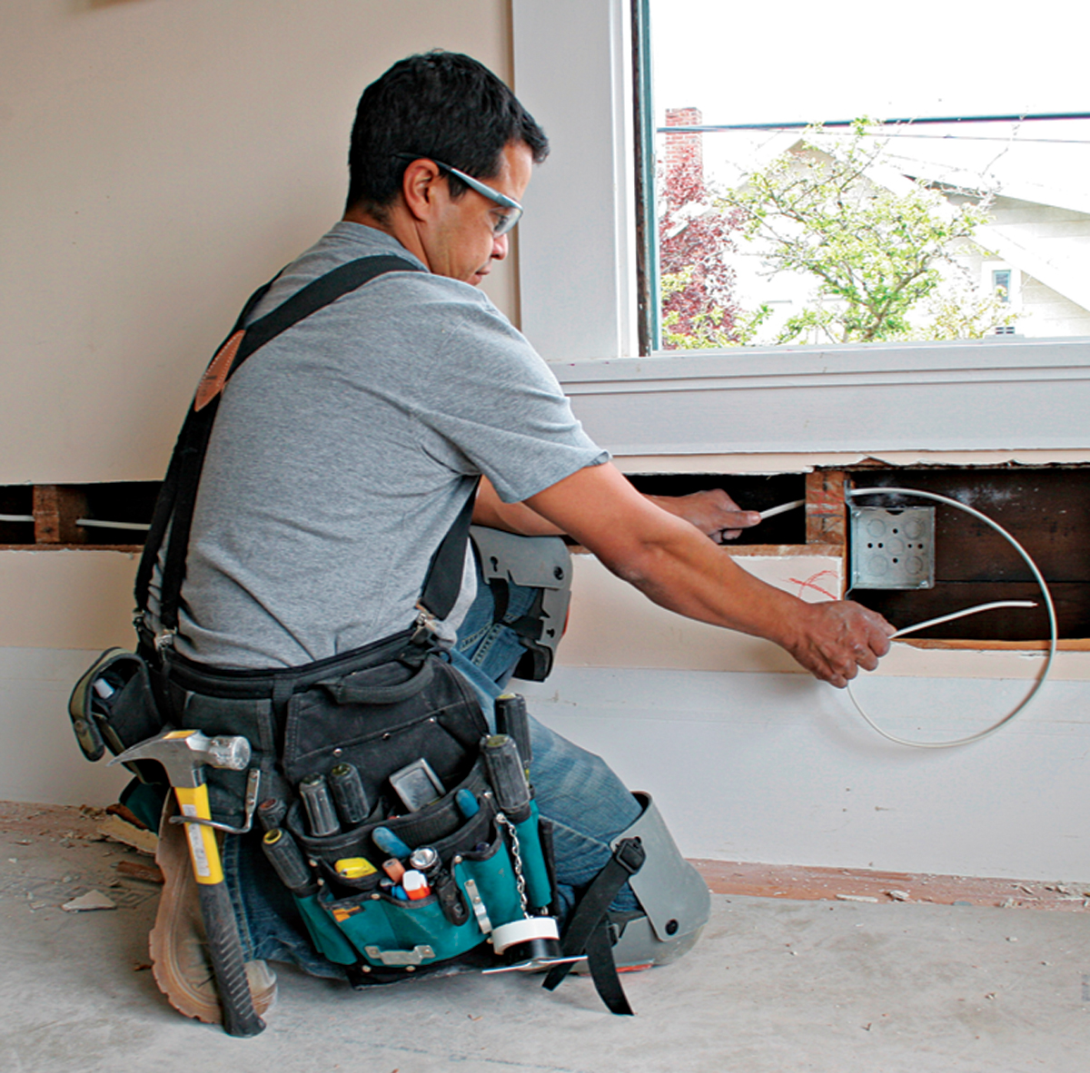 Creating a Wiring Trench - Fine Homebuilding