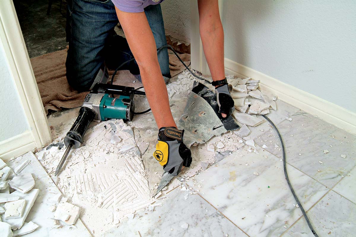 Removing Old Flooring - Fine Homebuilding