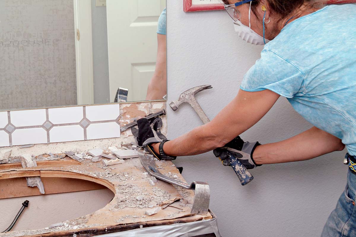 Removing Old Countertops and Backsplashes - Fine Homebuilding